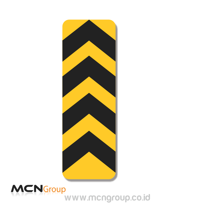 Rambu Lalu Lintas Peringatan Rintangan Atau Objek Berbahaya Pada ...