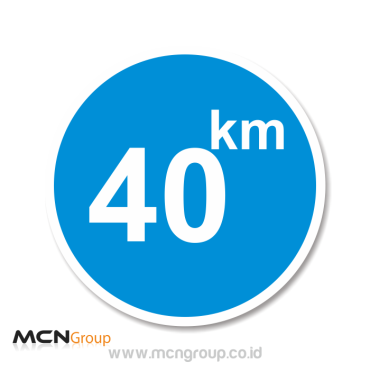 Rambu Lalu Lintas Perintah Batas Minimum Kecepatan Yang Diperintahkan ...