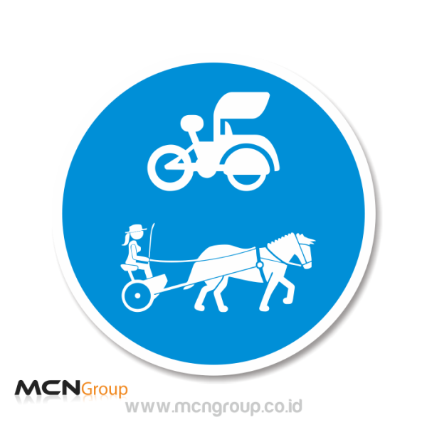 Rambu Lalu Lintas Perintah Menggunakan Jalur Atau Lajur Lalu Lintas ...